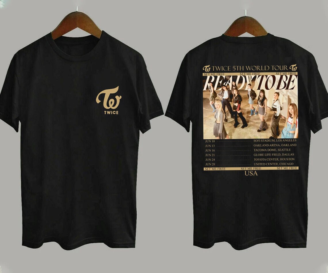 Twice 5th World Tour T-Shirt, Twice World Tour 2023 Shirt, Twice Ready ...