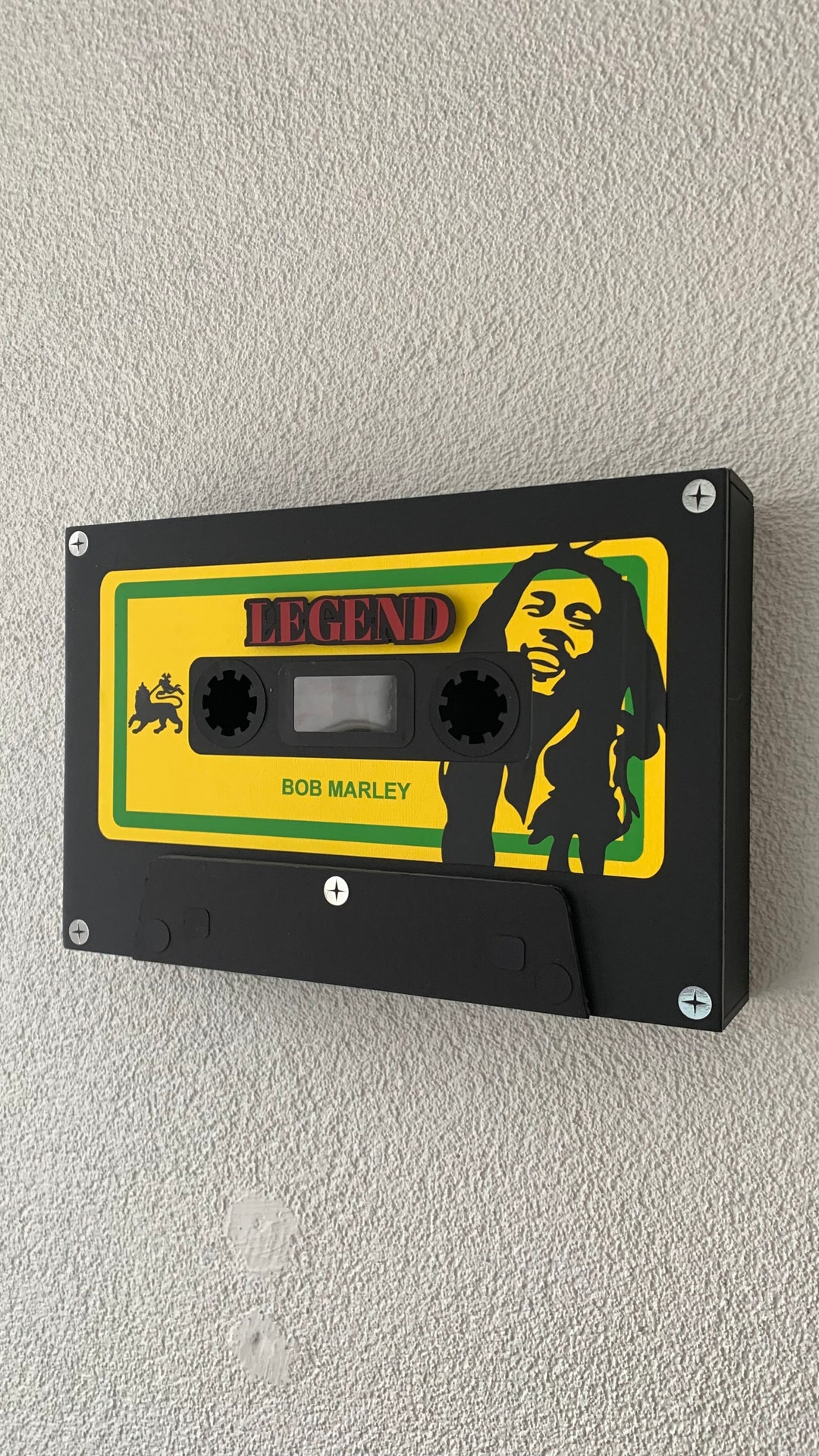 BOB MARLEY, Cassette Wall Art, Reggae Tape , Bob Marley Art, 3d Art ...