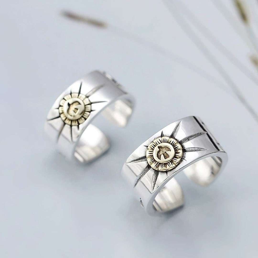 Takahashi Goro Couple Rings in Solid 925 Sterling Silver - Etsy