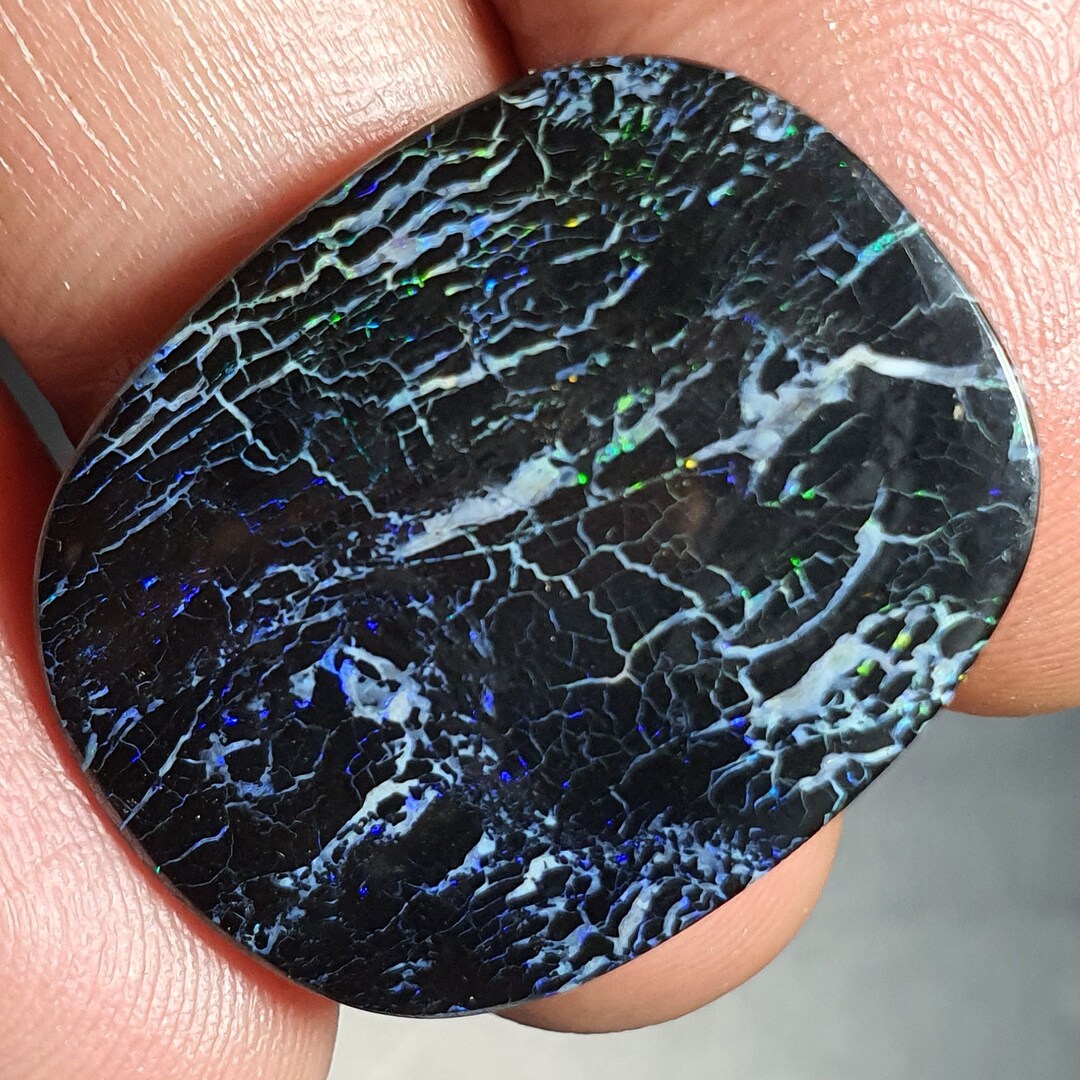 Black Matrix Boulder Opal YO-0496 - Etsy