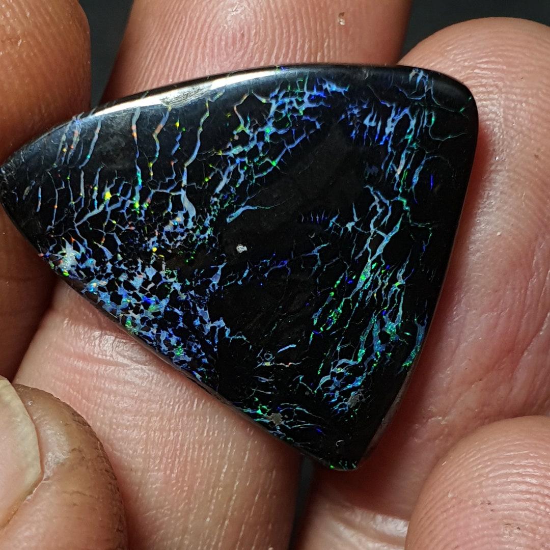 Black Matrix Boulder Opal YO-0419 - Etsy