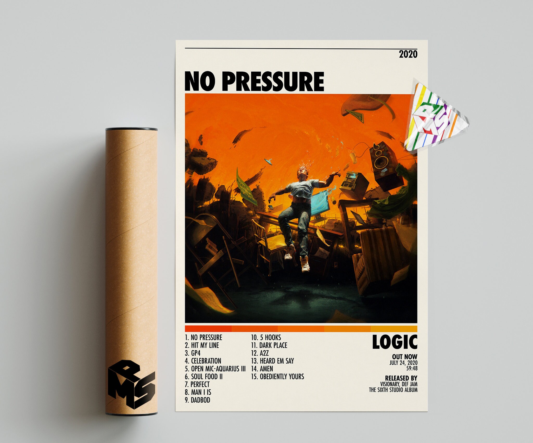 Logic Poster | Logic No Pressure Poster