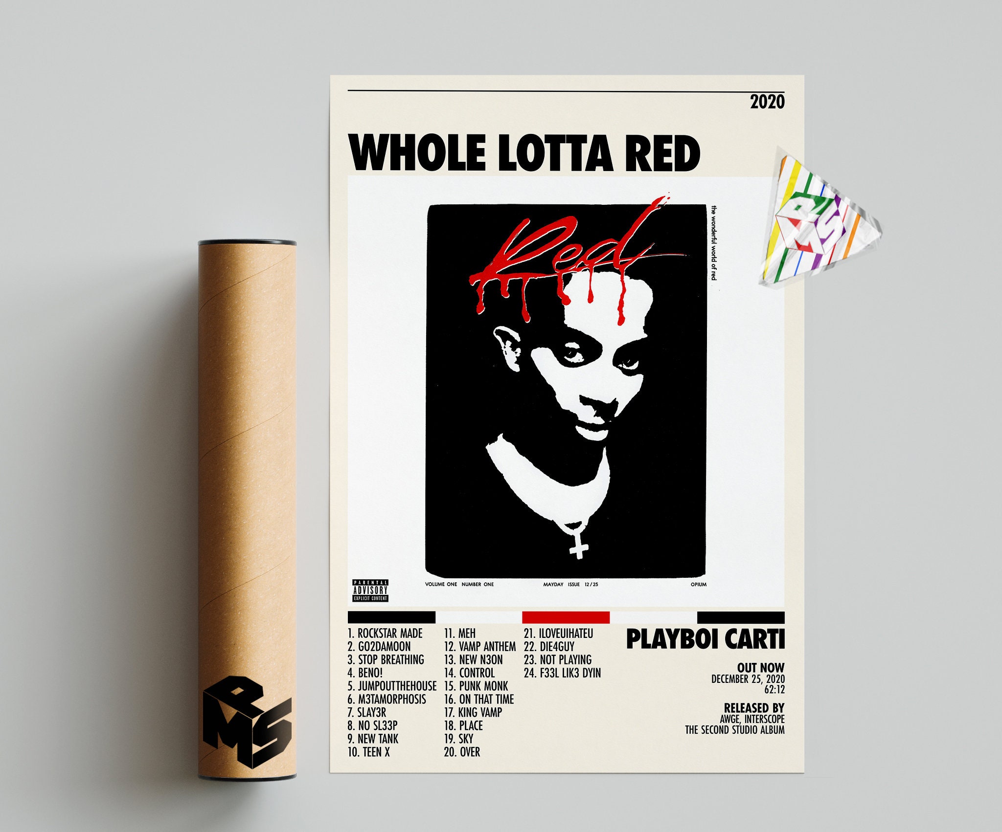 Playboi Carti Poster | Whole Lotta Red Poster
