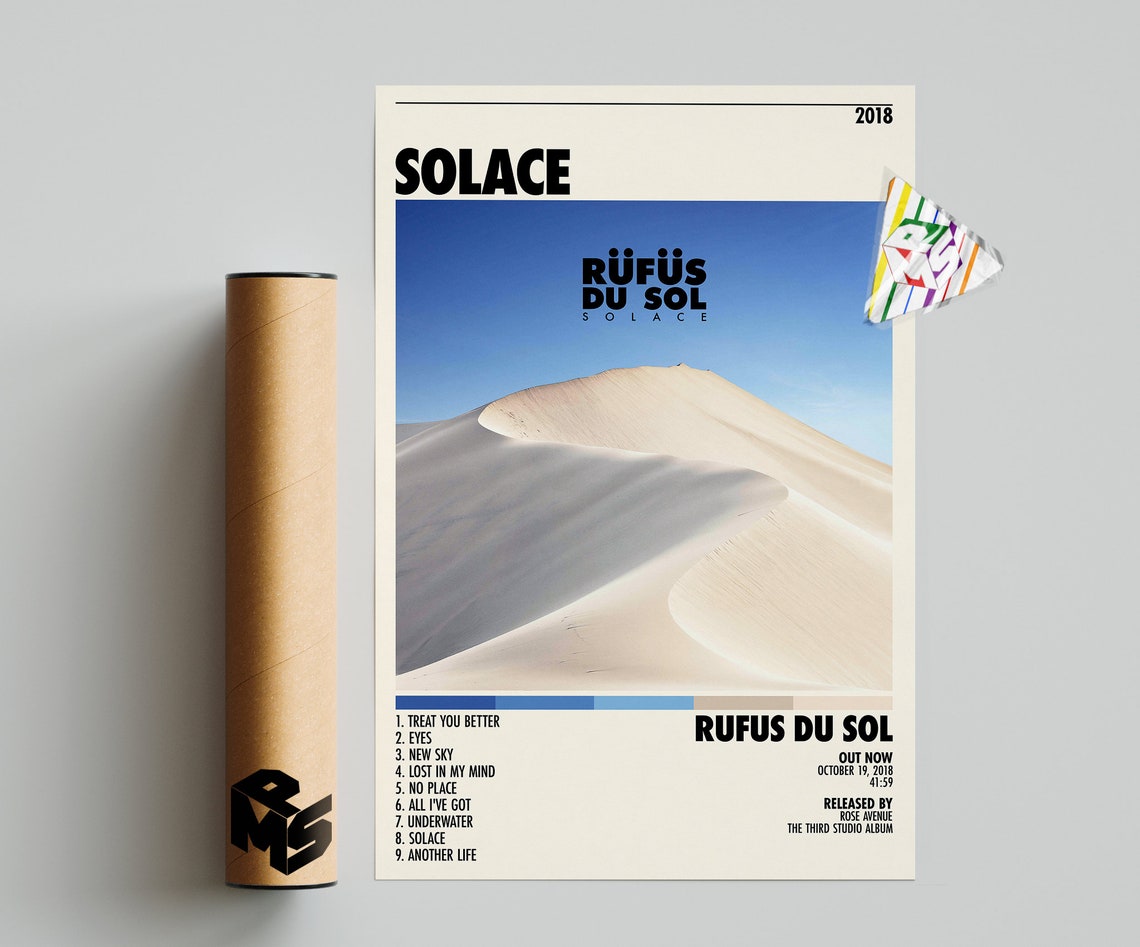 Rufus Du Sol Poster Solace Poster Rüfüs Du Sol Tracklist - Etsy