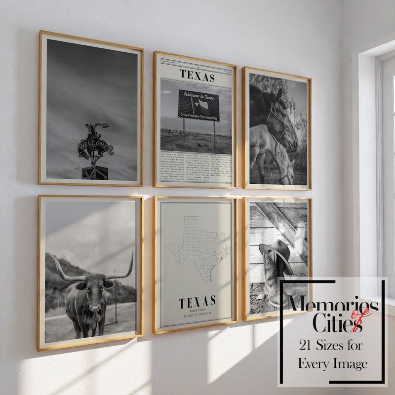 Texas Poster - Etsy
