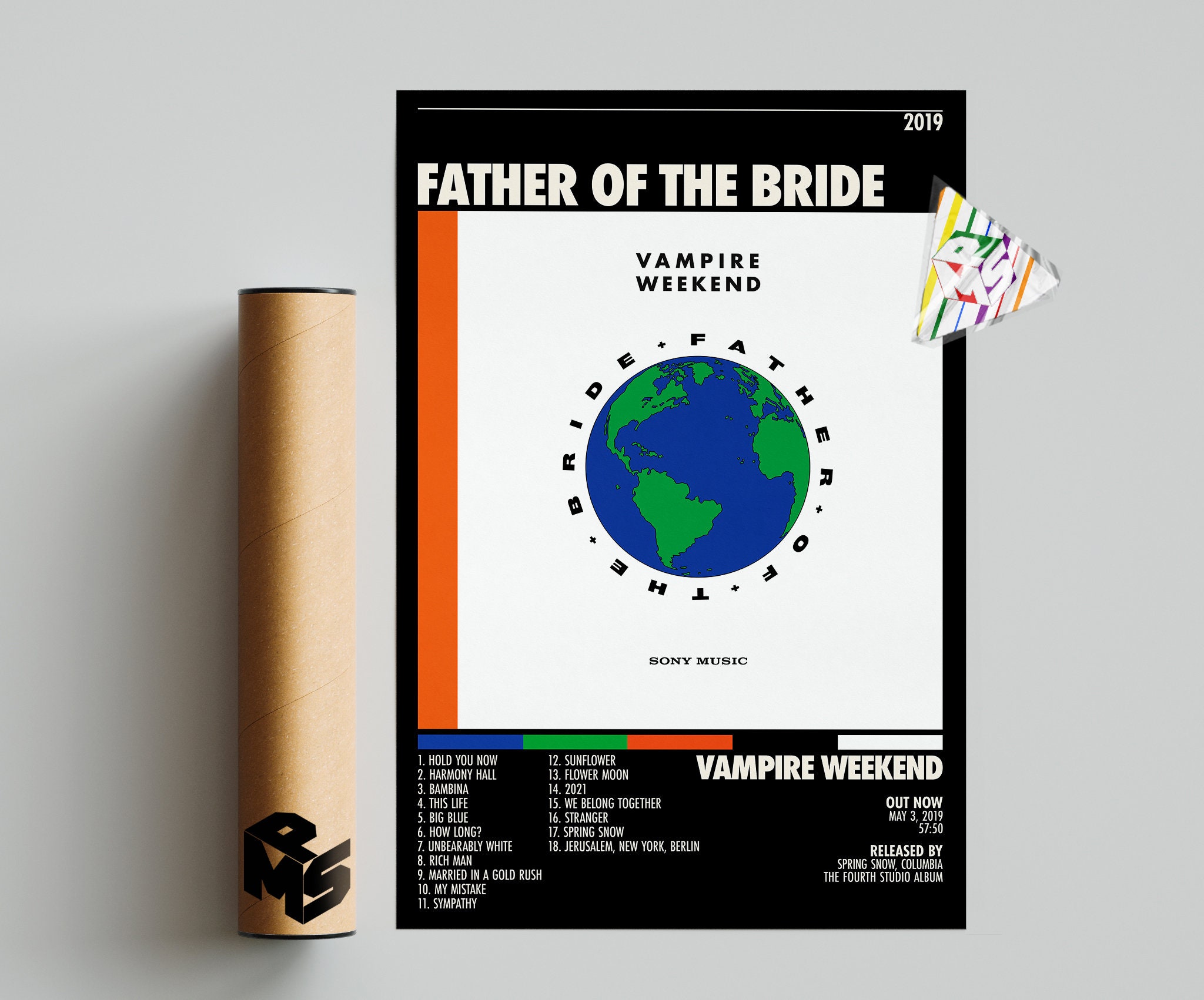 Vampire Weekend Poster | Father of the Bride Poster sold by Awiti | SKU ...