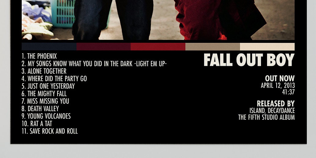 Fall Out Boy Poster | Save Rock And Roll Poster