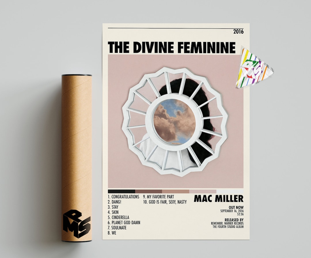 Mac Miller Poster the Divine Feminine Poster Mac Miller - Etsy