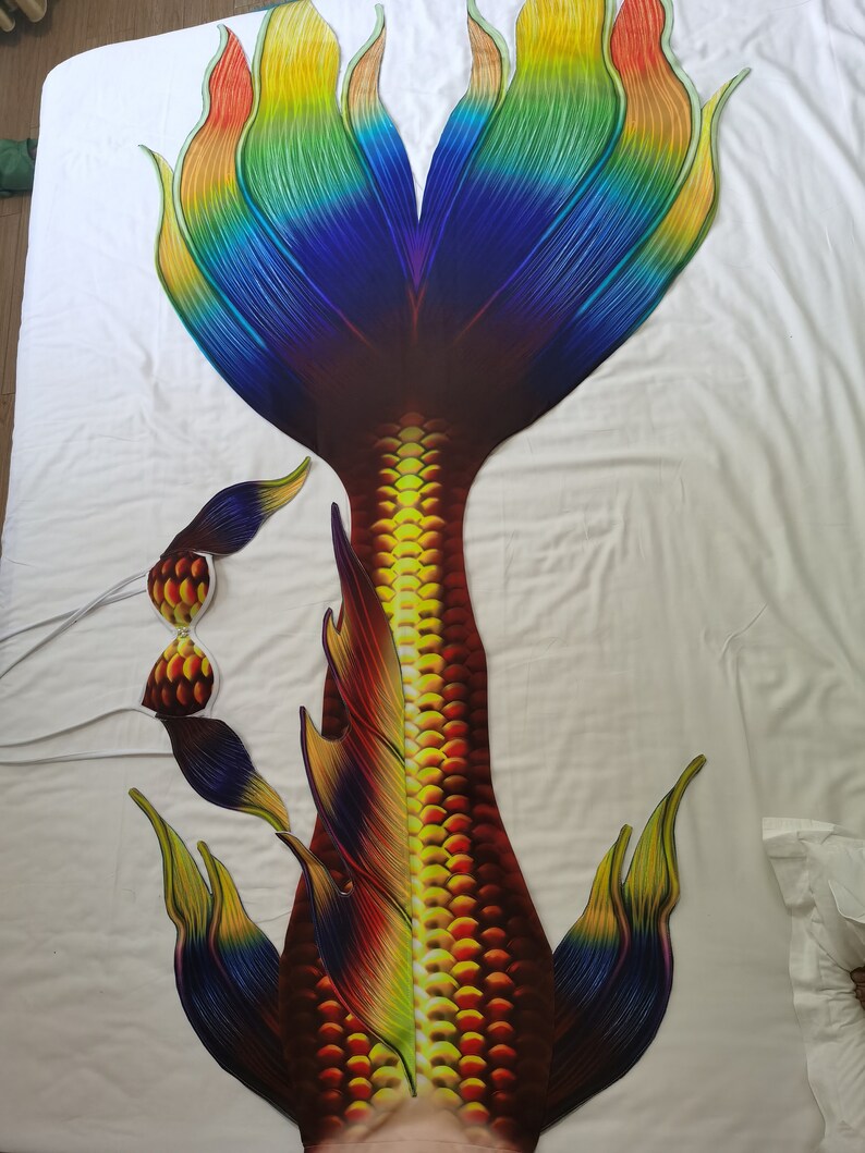 Handmade Mermaid Tail Swimming Suit - Etsy