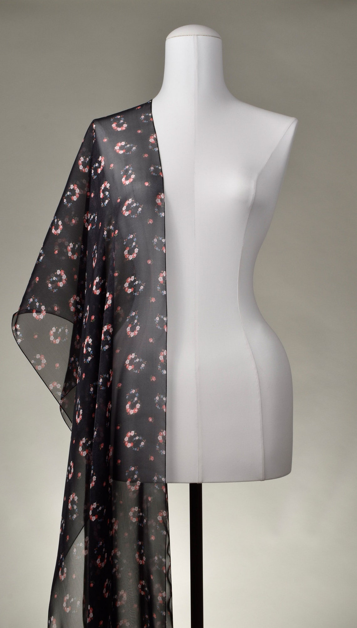 Silk Scarf / Silk Shawl / Shoulder Scarf / Neck Scarf / Wrap Scarf ...