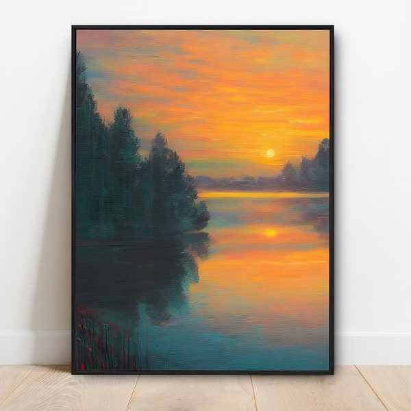 Sunset Painting - Etsy
