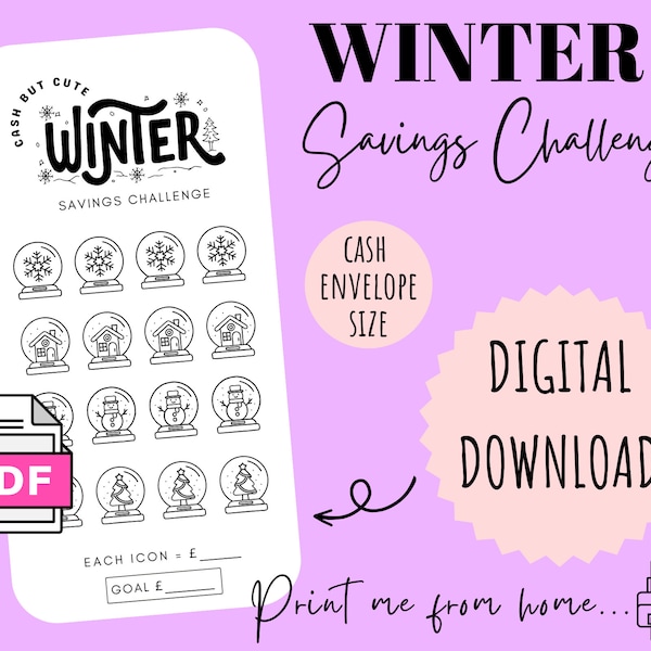 Winter Savings Challenge - Etsy
