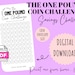 One Pound Savings Challenge | DIGITAL DOWNLOAD | Printable Savings ...