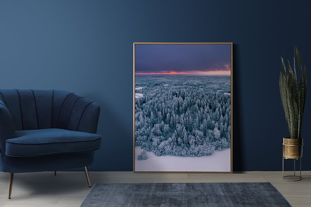 Winter Wonderland Printable Wall Art Set - Digital Instant High Quality ...