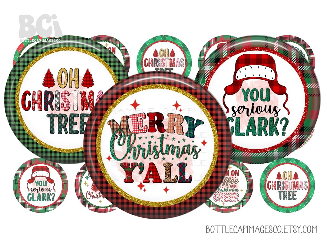 Merry Christmas Bottle Cap Images - Christmas Bottle Cap Images - 1 ...