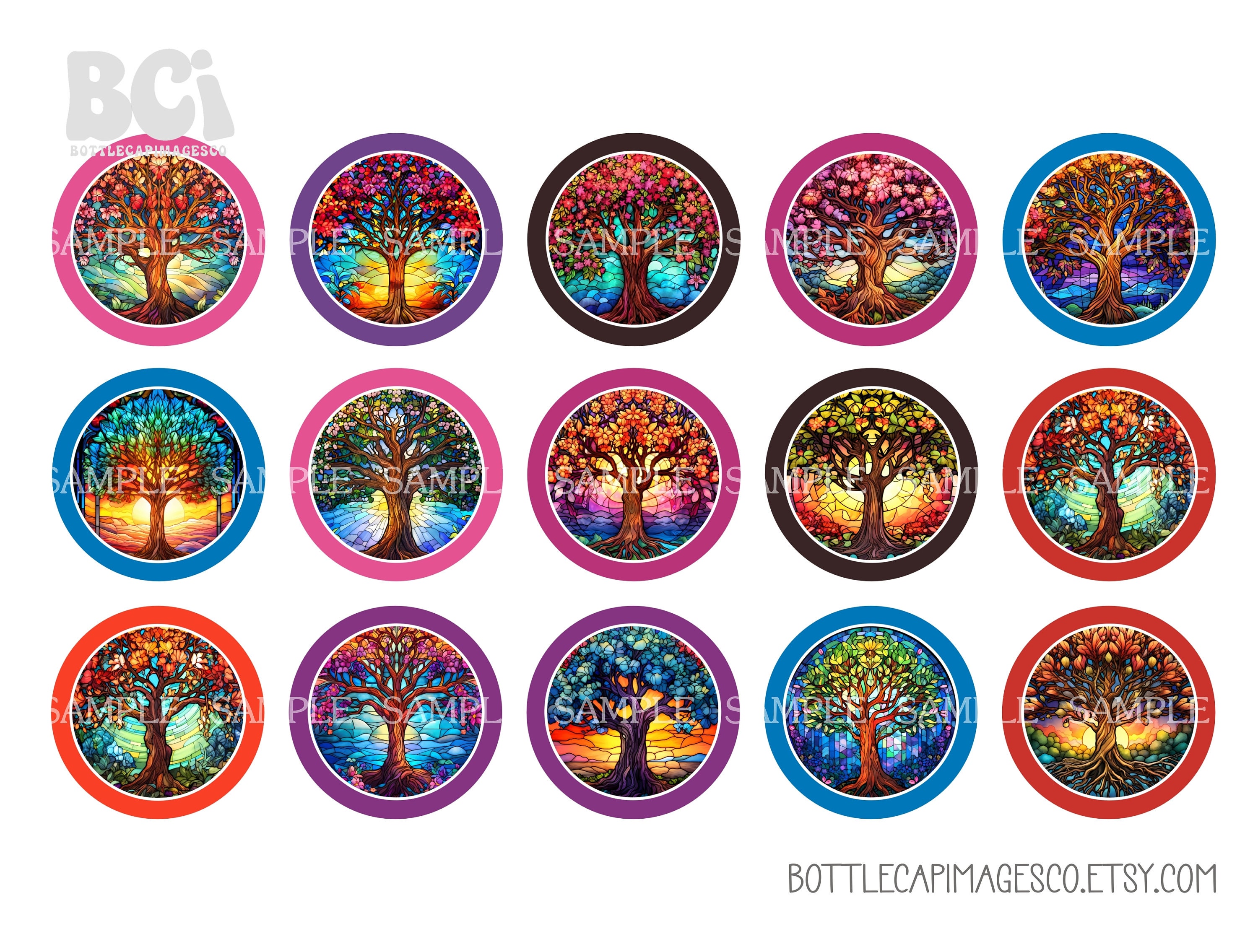 Tree of Life Bottle Cap Images - BCI Life Cycle Bottlecap Images - 1 ...