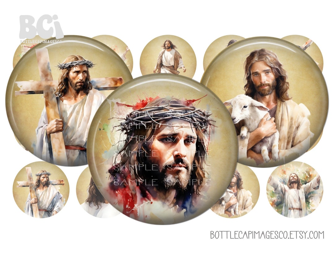 Christian Jesus Bottle Cap Images, Jesus Christ Bottlecap Image, BCI ...