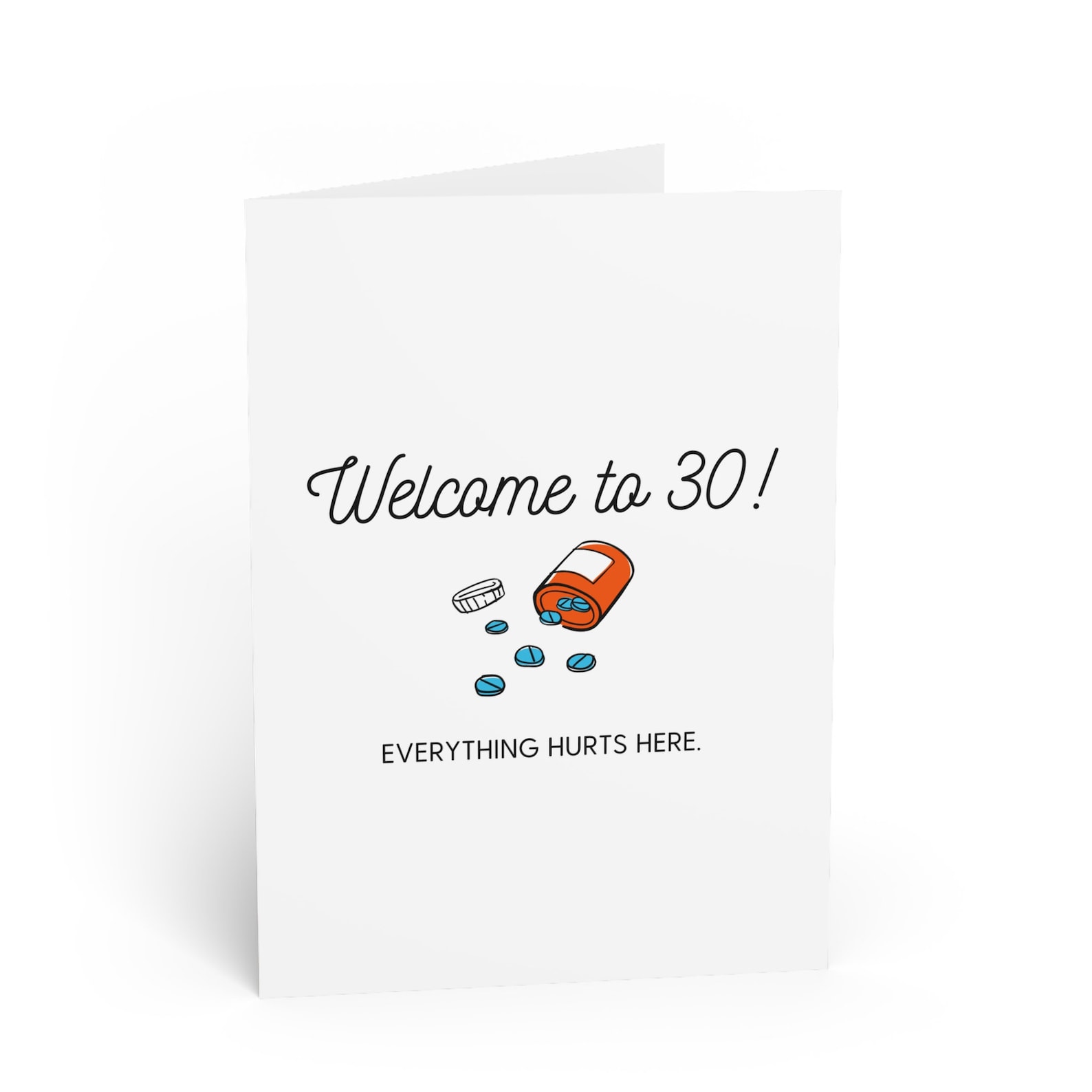 30th Birthday Card, Happy 30th Birthday Card, Funny Birthday Card ...