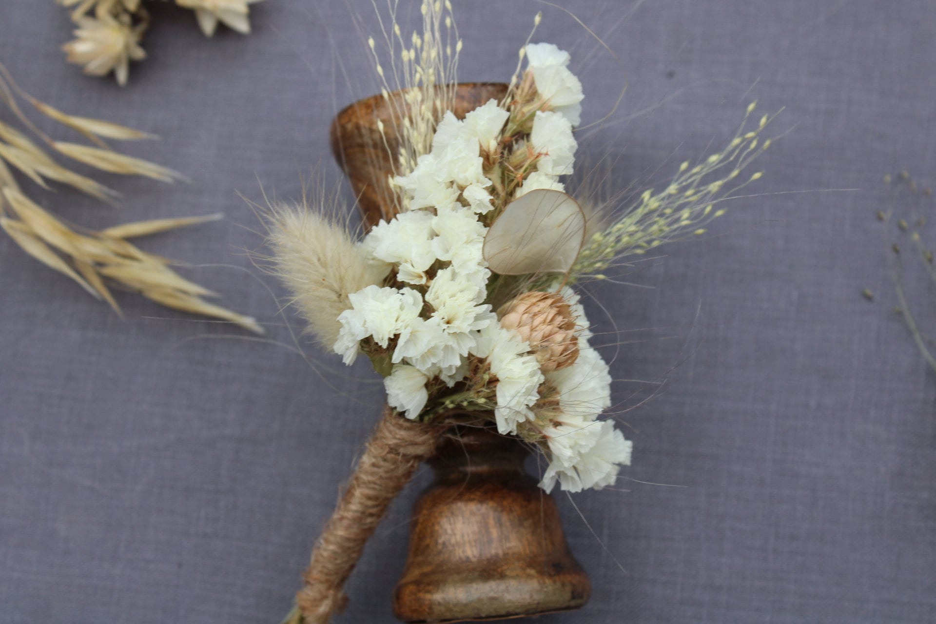 Lapel Jewelry, Dried Boutonniere, Dried Flower Wedding Favor, Autumn ...