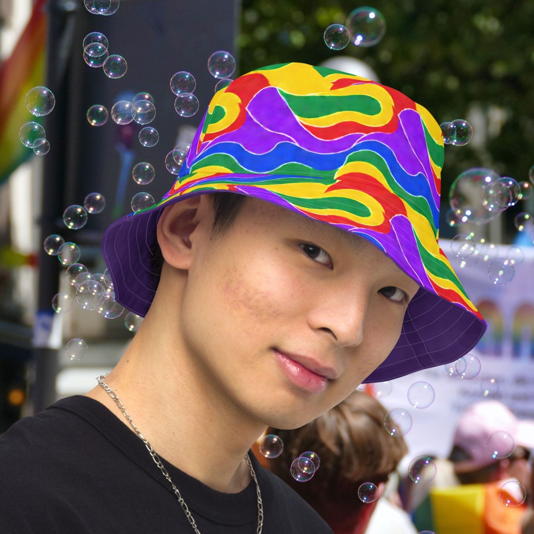 Pride Reversible Bucket Hat - Etsy