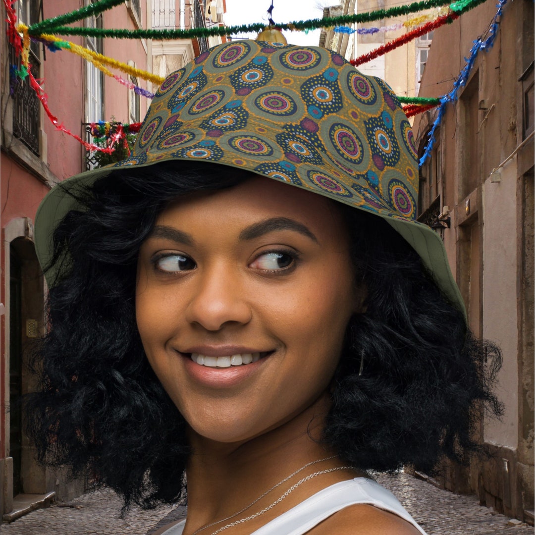 Fiesta Reversible Bucket Hat - Etsy