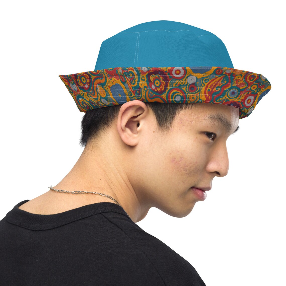Fiesta Reversible Bucket Hat - Etsy