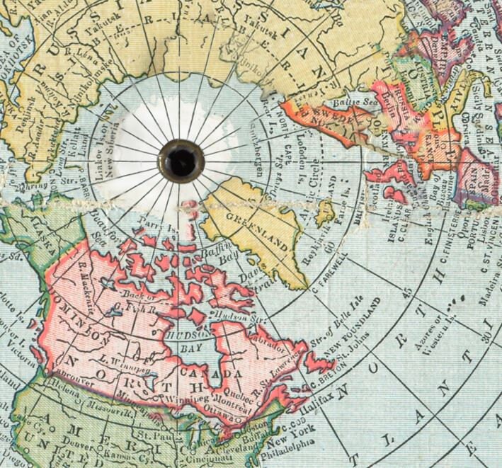 Mapa Gleason's new standard map of the world. 1892Map. - Etsy.de