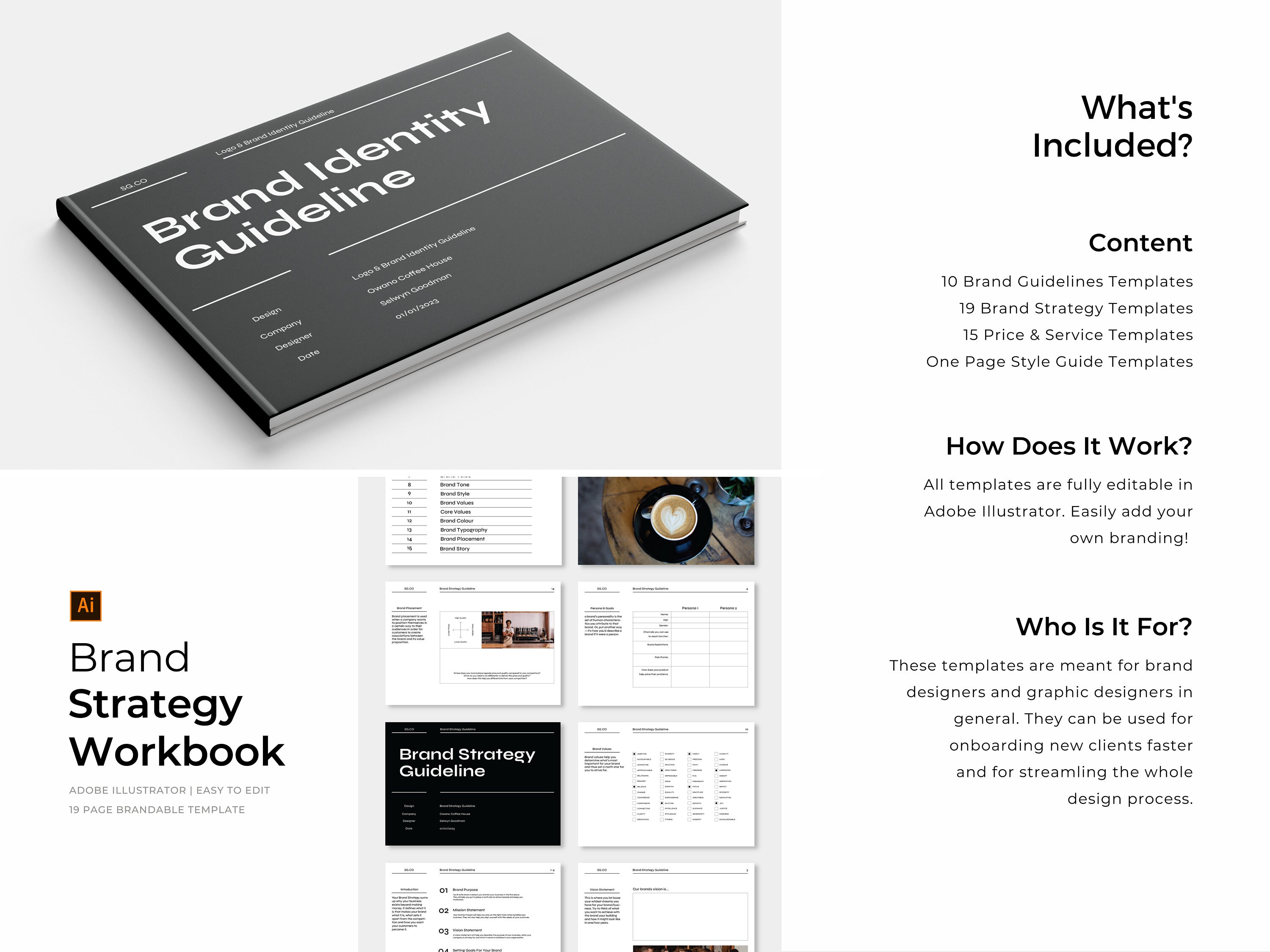Ultimate Branding Kit Bundle | Adobe Illustrator | Professional ...