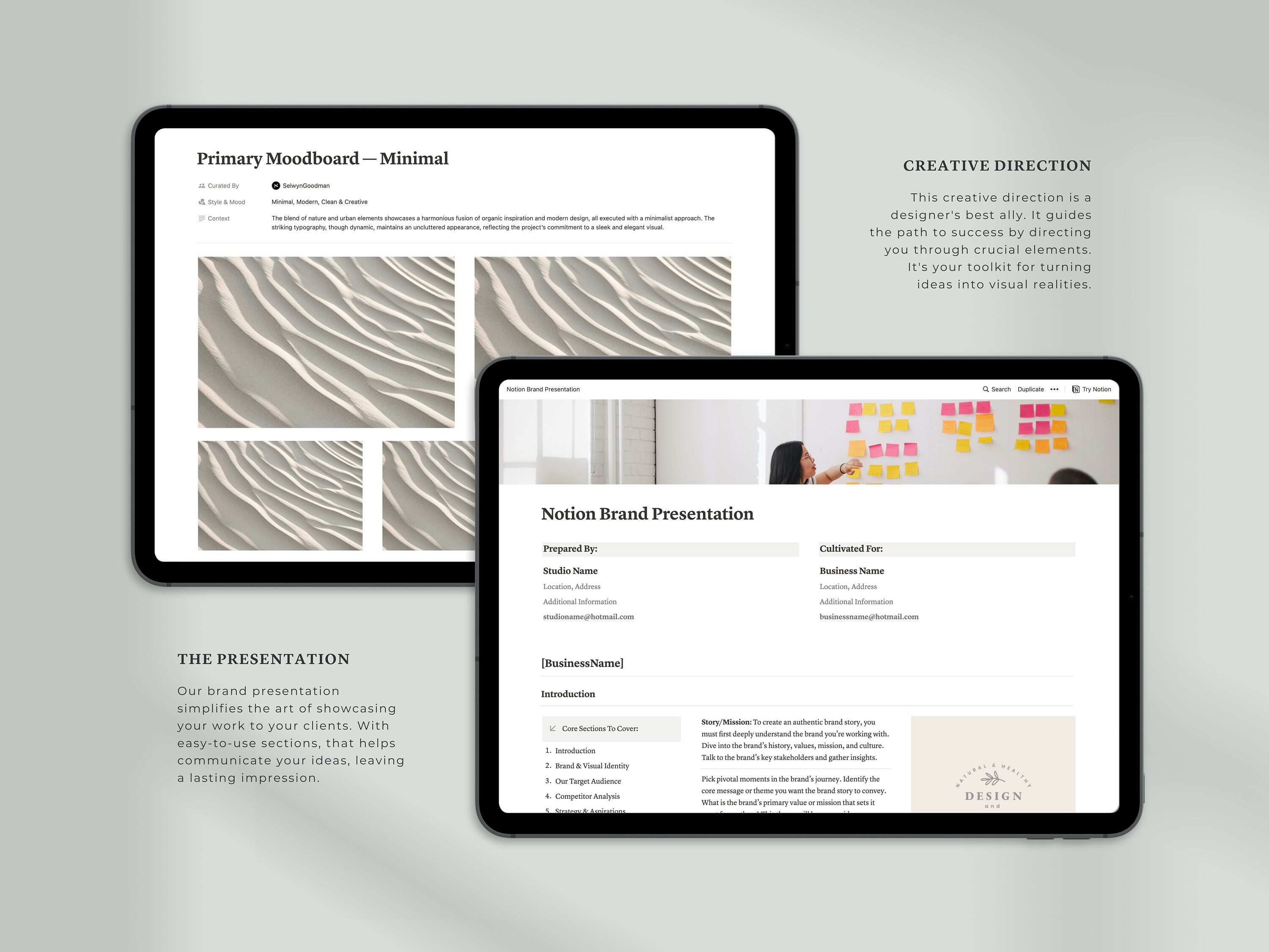 Essential Notion Branding Kit | Strategy Workbook | Project Proposal ...