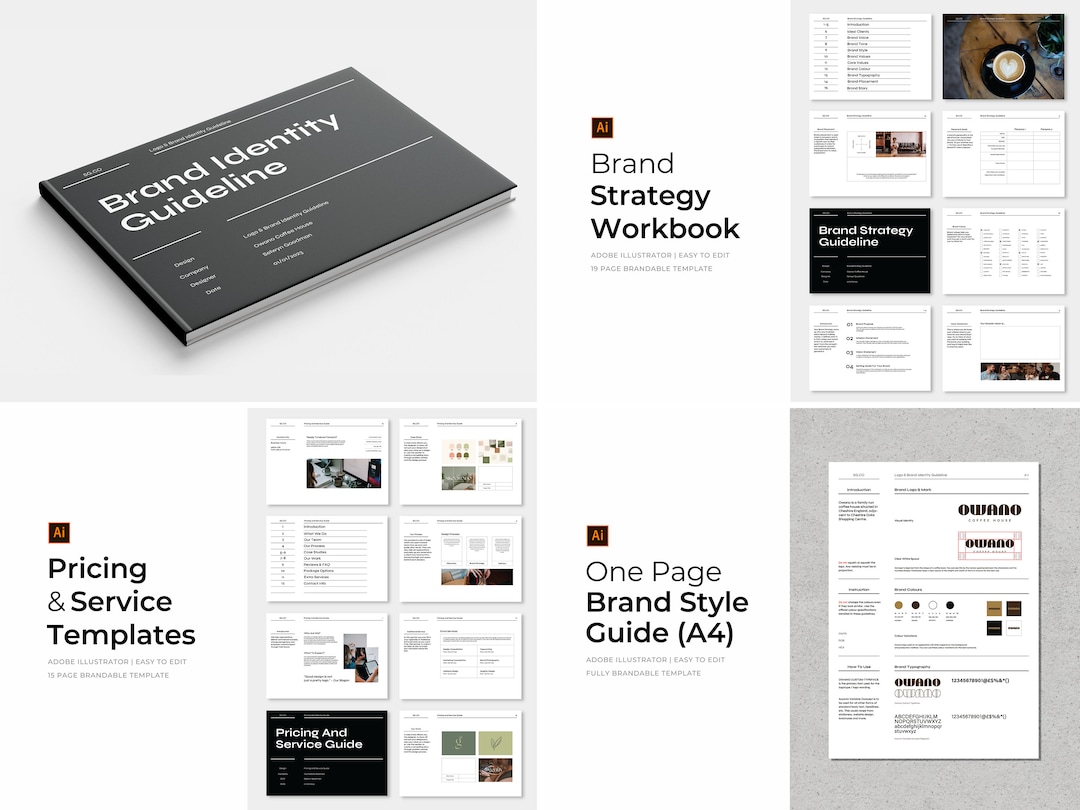 Ultimate Branding Kit Bundle | Adobe Illustrator | Professional ...