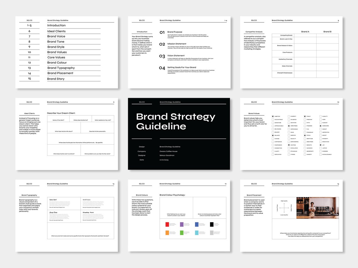 Ultimate Branding Kit Bundle Adobe Illustrator Professional Templates ...