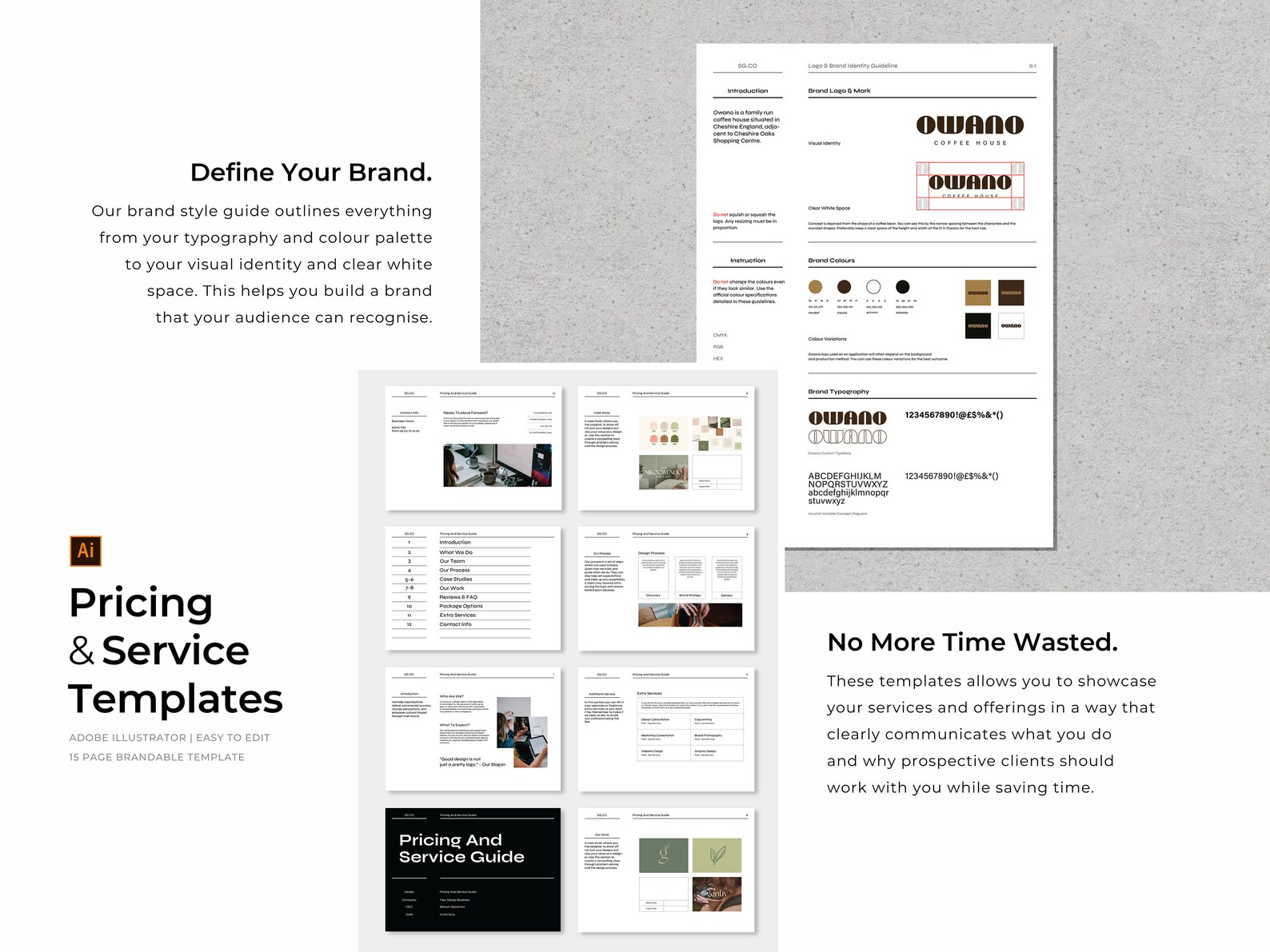 Ultimate Branding Kit Bundle | Adobe Illustrator | Professional ...