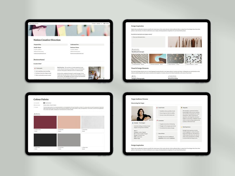 Essential Notion Branding Kit | Strategy Workbook | Project Proposal ...