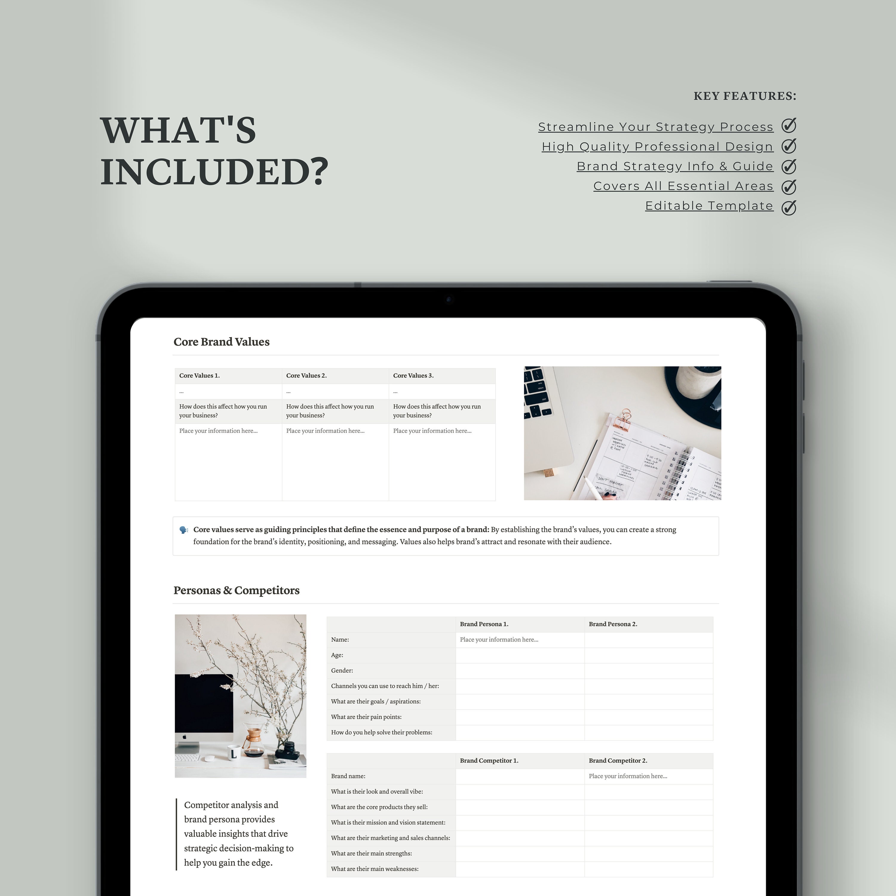 Notion Brand Strategy Template | Professional Notion Template ...