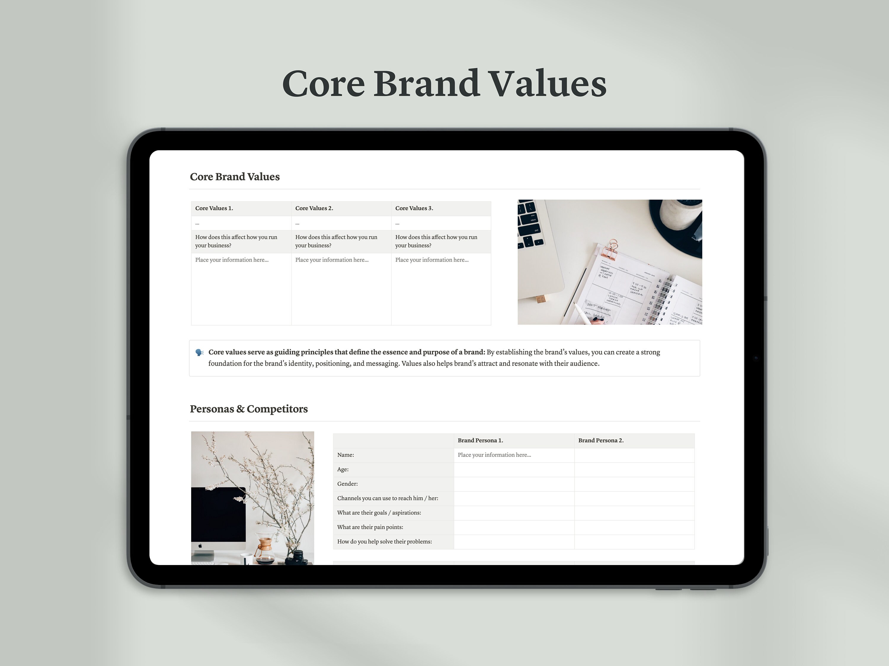 Notion Brand Strategy Template | Professional Notion Template ...