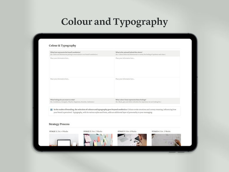 Notion Brand Strategy Template | Professional Notion Template ...