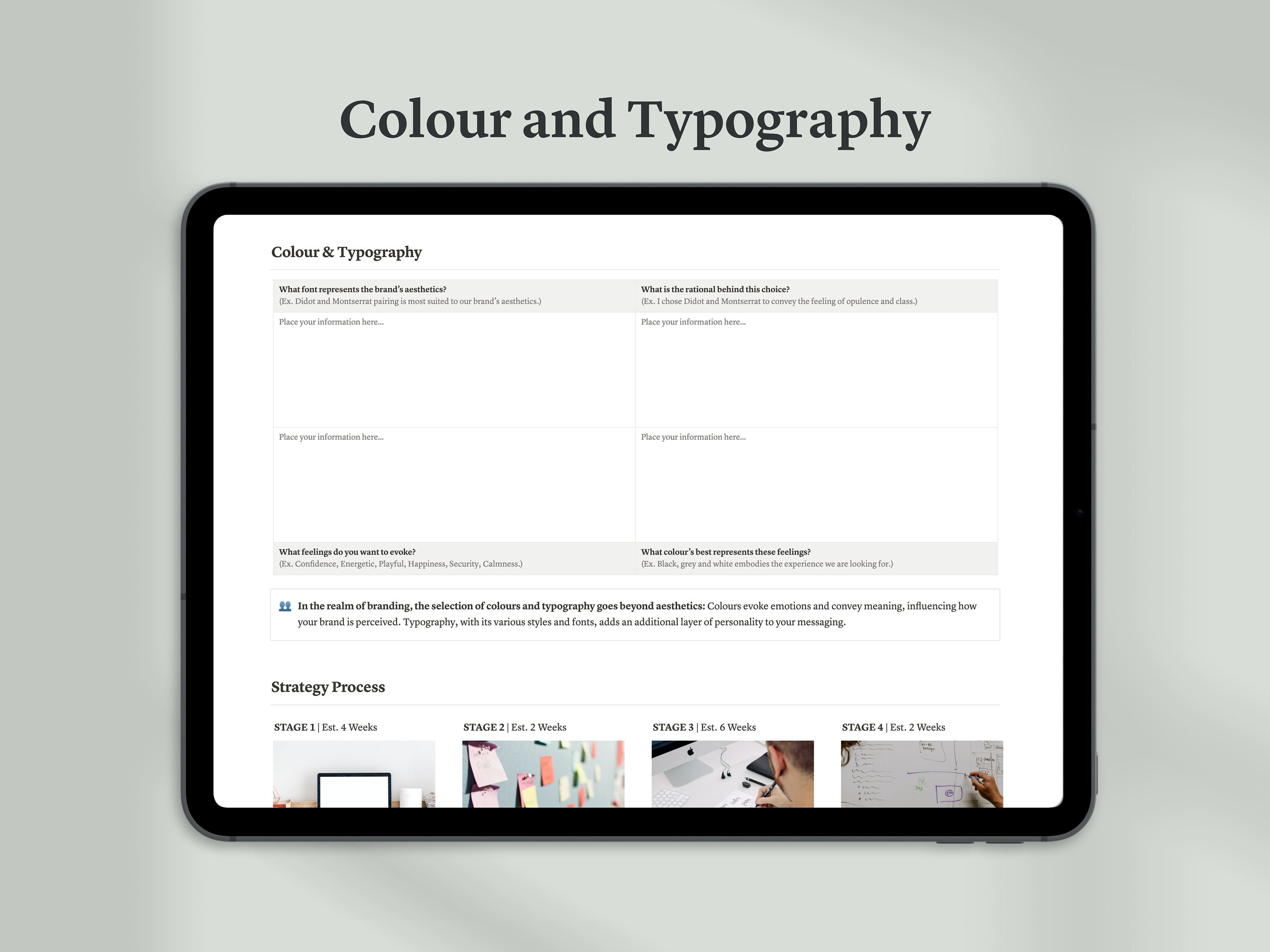 Notion Brand Strategy Template | Professional Notion Template ...
