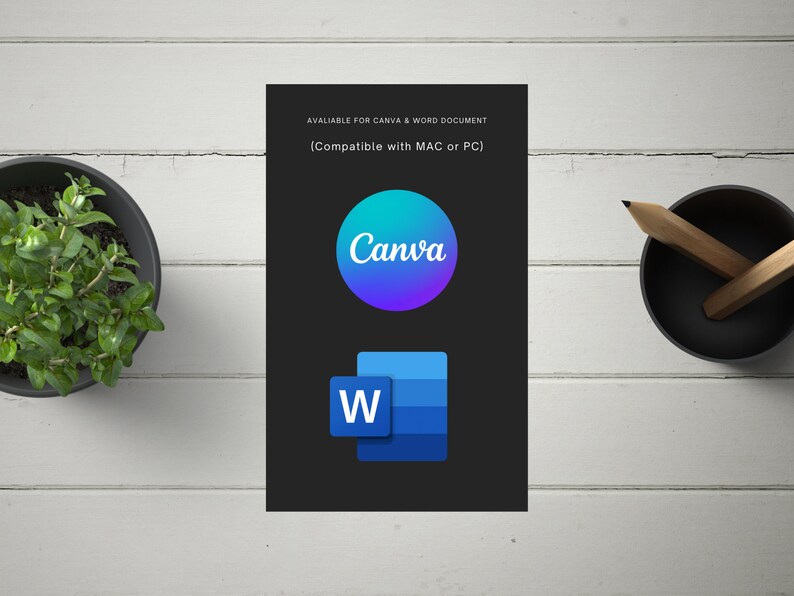Professional Resume, Cover Letter & Reference Template | Word and Canva ...