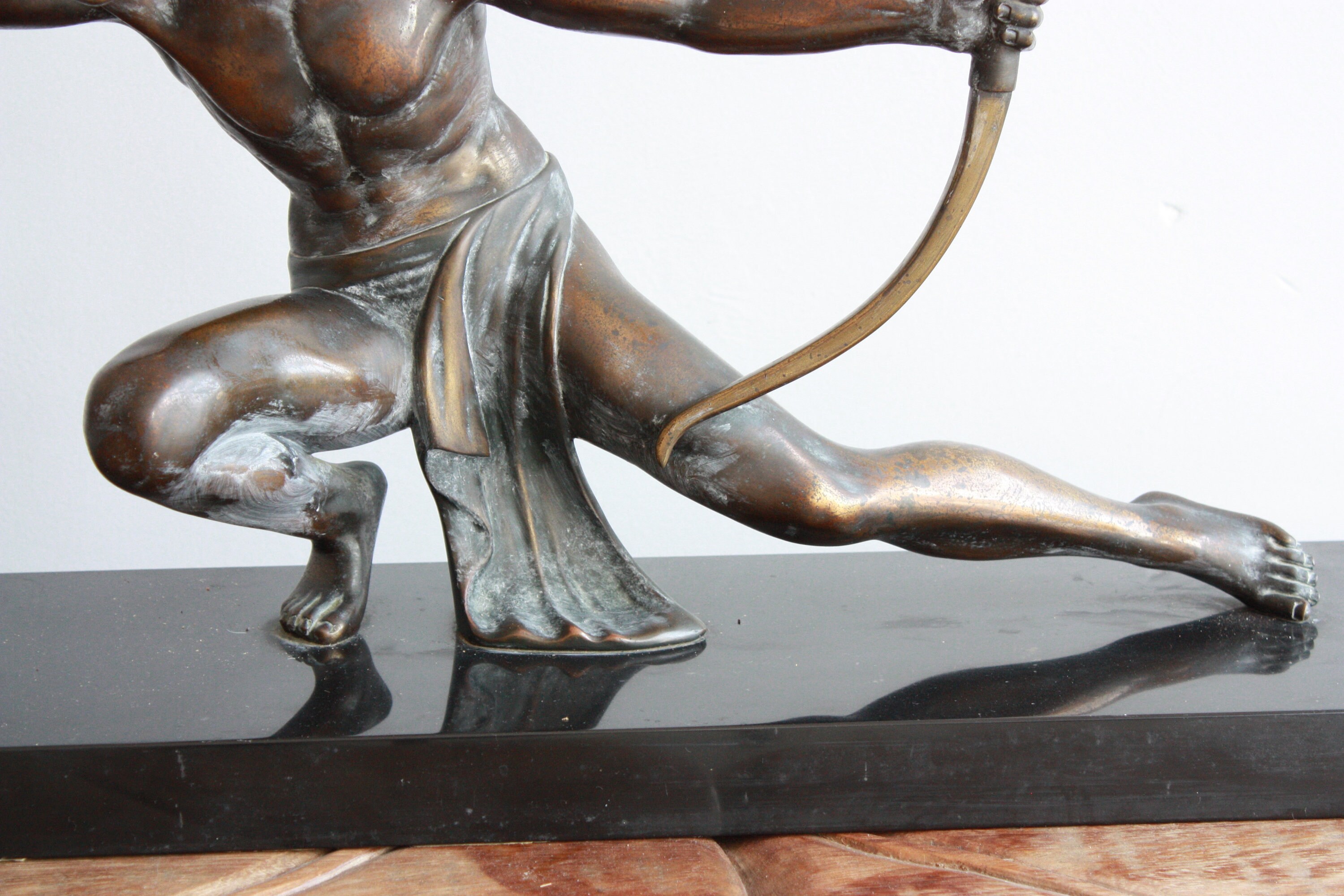 1920's Marble Archer Statue by Salvatore Melani - Etsy