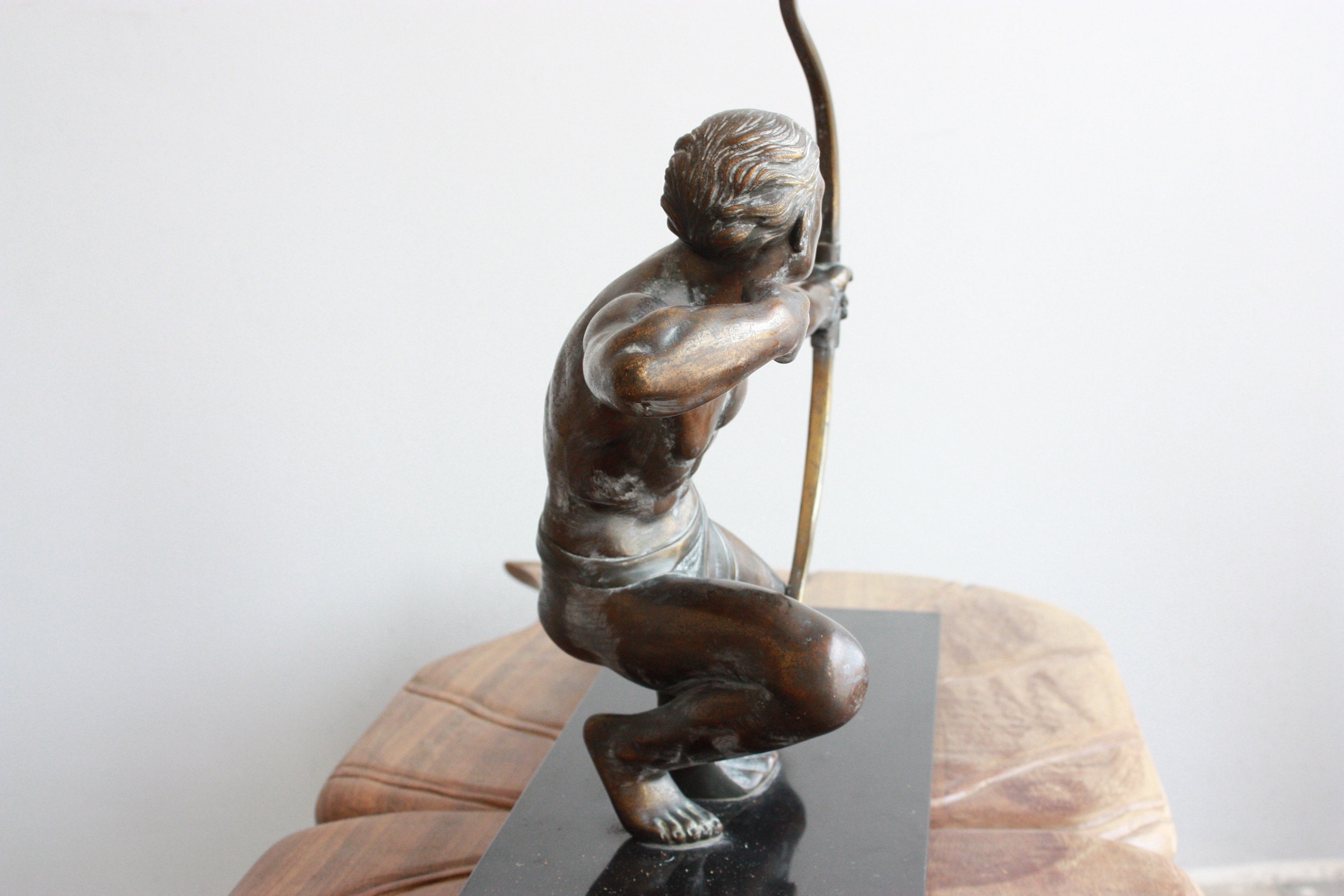 1920's Marble Archer Statue by Salvatore Melani - Etsy