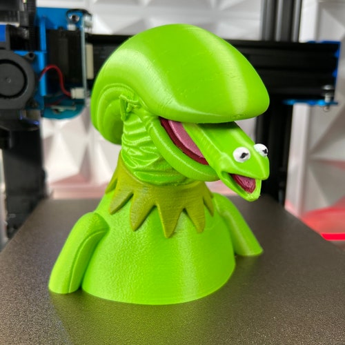Kermit the Xenomorph 3D Printed Model by Hex3d - Etsy