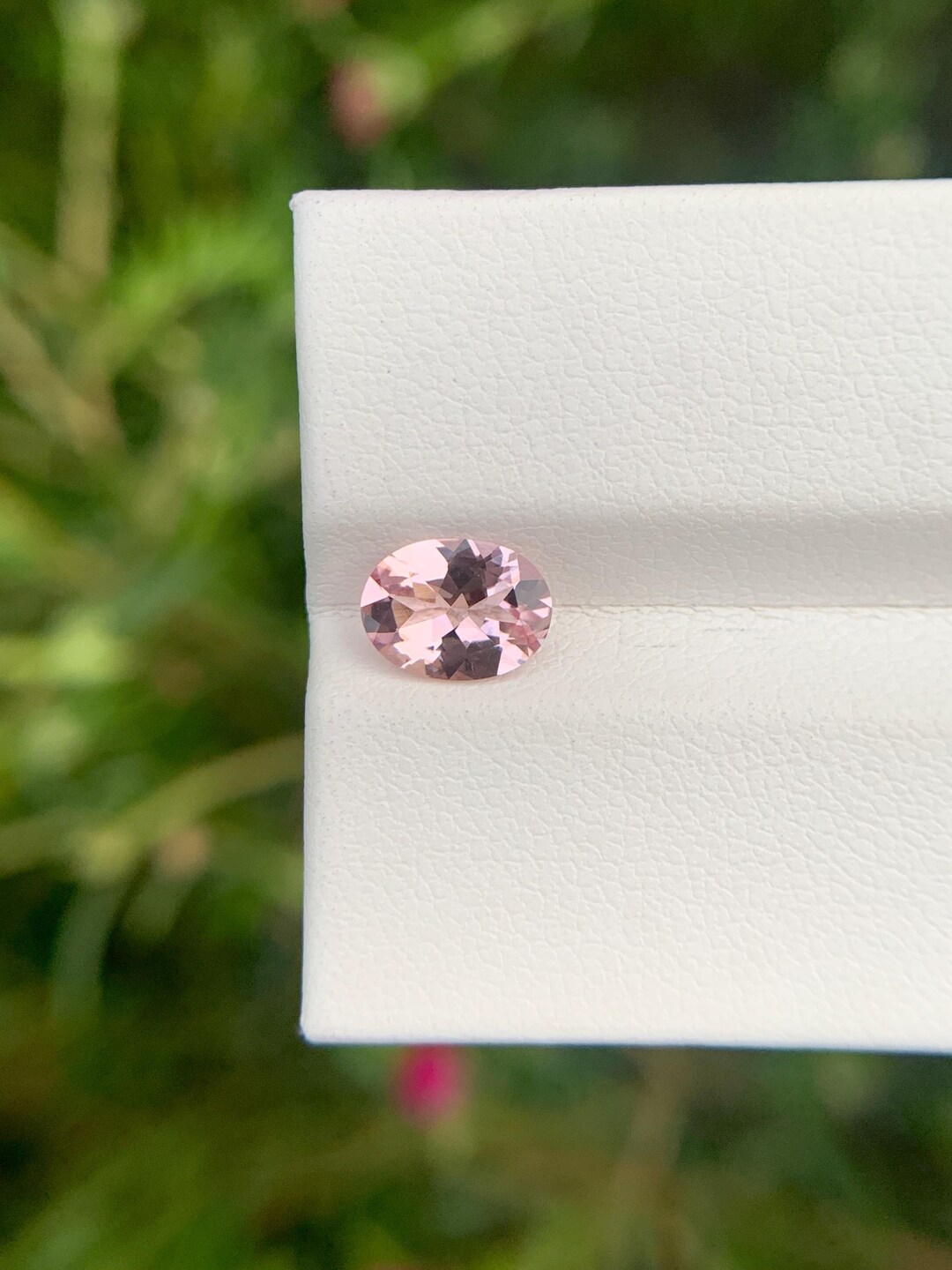 AA Grade Natural Morganite Quality Stone Beautiful Oval Shape 5.5x7.5x3 ...