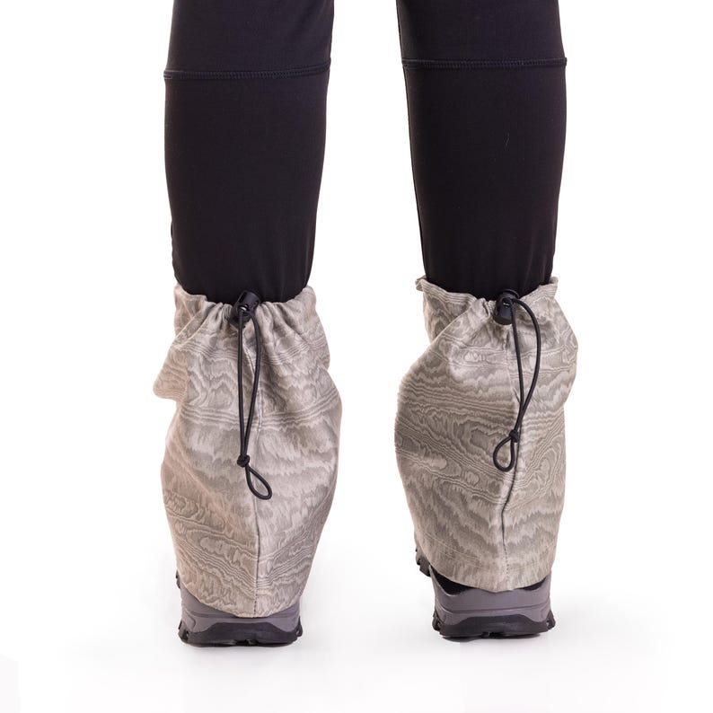 Lightweight Gaiters Hiking Boots, Pull Cord Boot Cuffs, Over Boot Sock ...