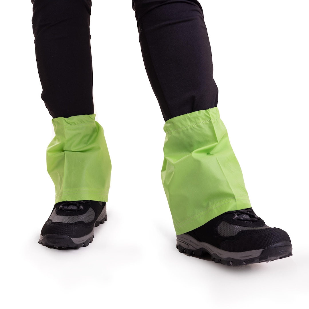 Lightweight Water Resistant Gaiters for Hiking Boots, Boot Cuffs, Over ...