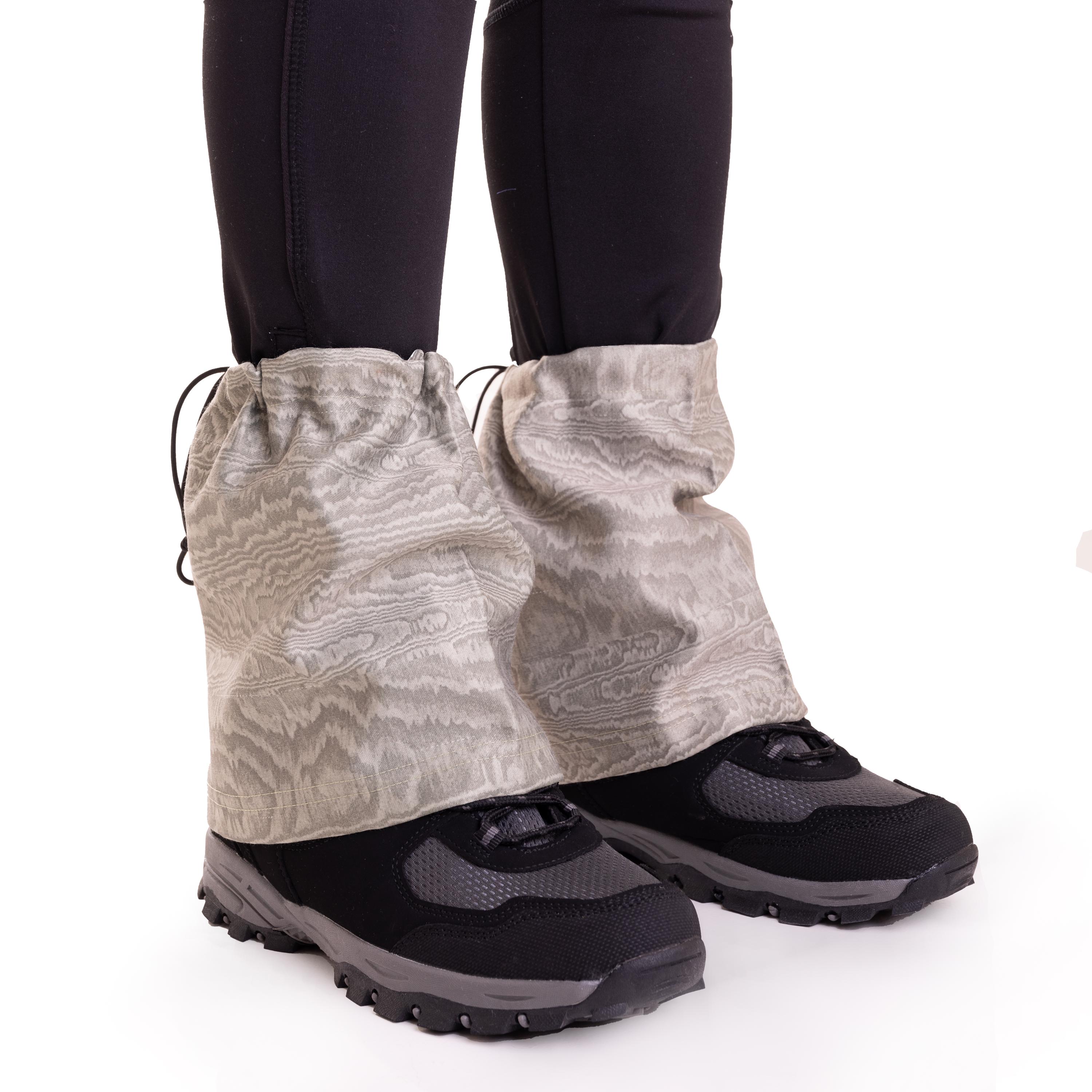 Lightweight Gaiters Hiking Boots, Pull Cord Boot Cuffs, Over Boot Sock ...