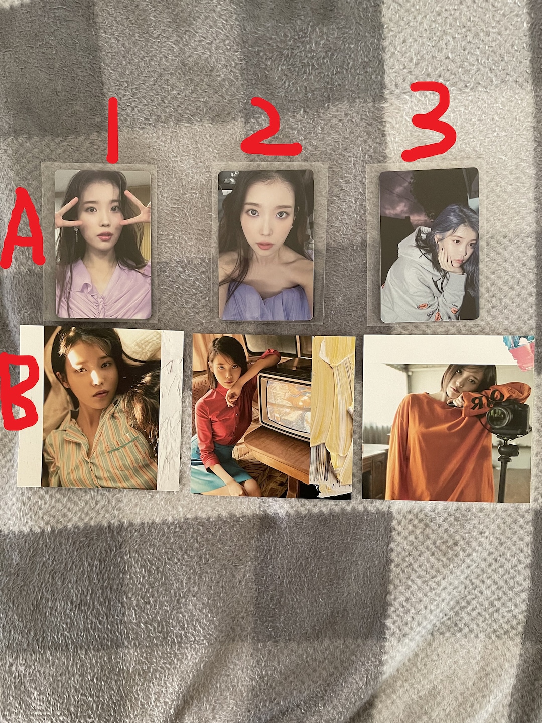 Official IU Lee Ji-eun Photocards - Etsy