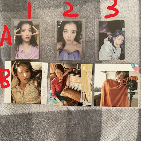 Iu Photocards - Etsy