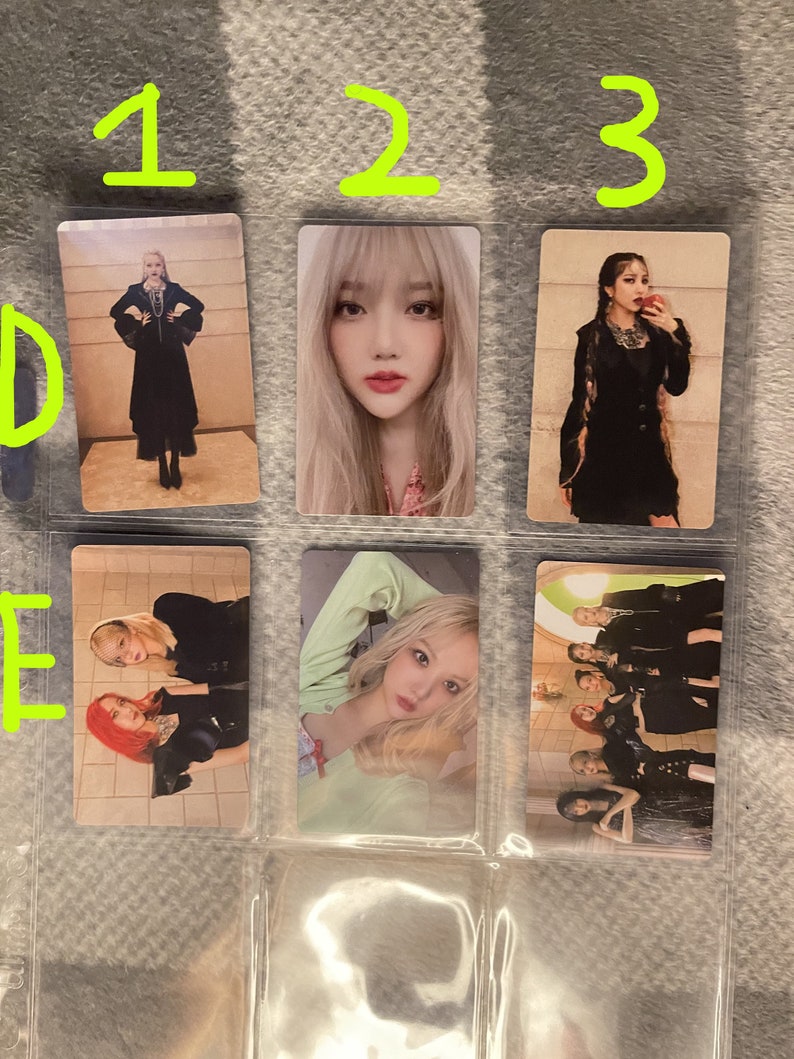 GFRIEND Official Photocards - Etsy