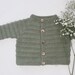 Olive Cardigan Baby Knitting Pattern PDF File - Etsy