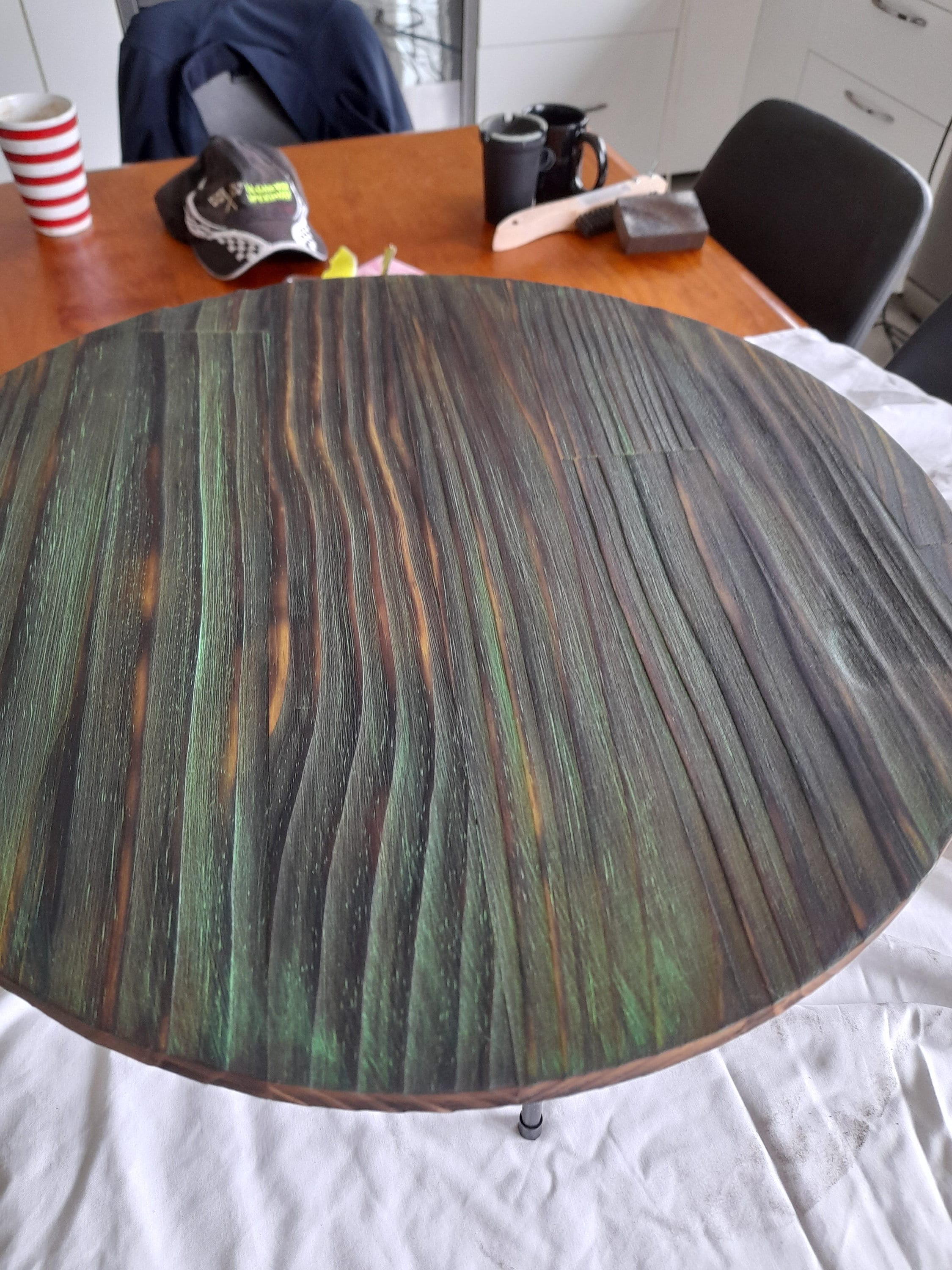 Shou Sugi Ban Side Table - Etsy